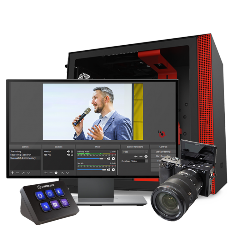 1-Camera Streaming Kit - Church Live Streaming Equipment Packages ...