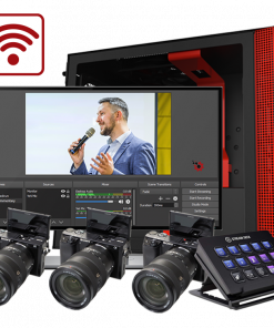 3-Camera Live Streaming Kit (Wireless) - Church Setup | Church Live ...