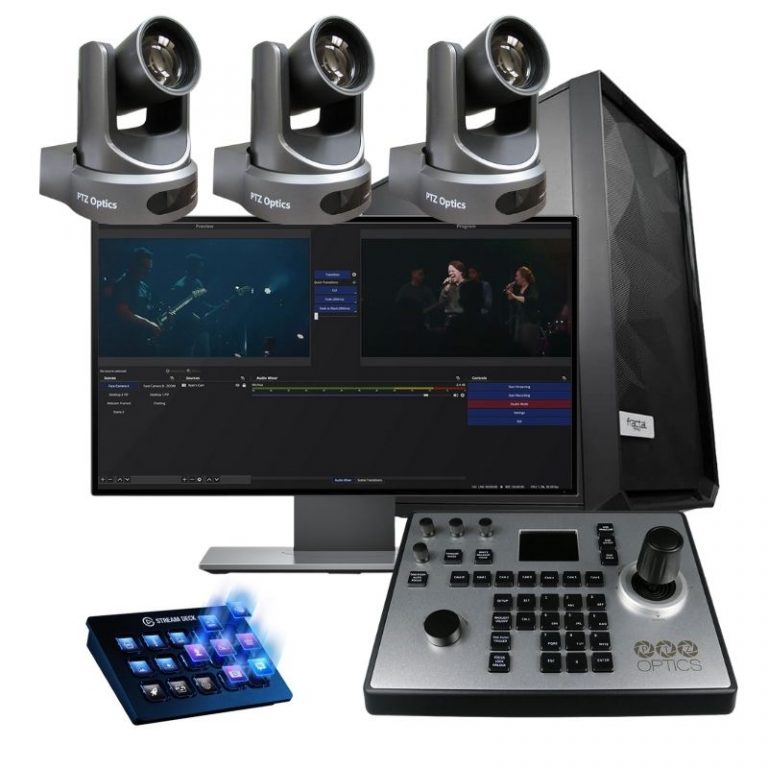 3-Camera Live Streaming Kit (Wireless) - Church Live Streaming ...