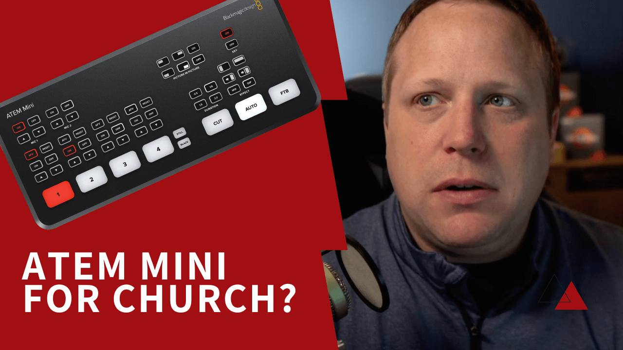 Using the Atem Mini for Church Live Streaming - Church Setup