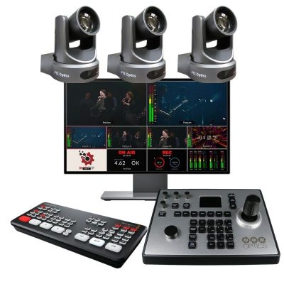 3-Camera Live Streaming Kit - Church Live Streaming Equipment Packages ...
