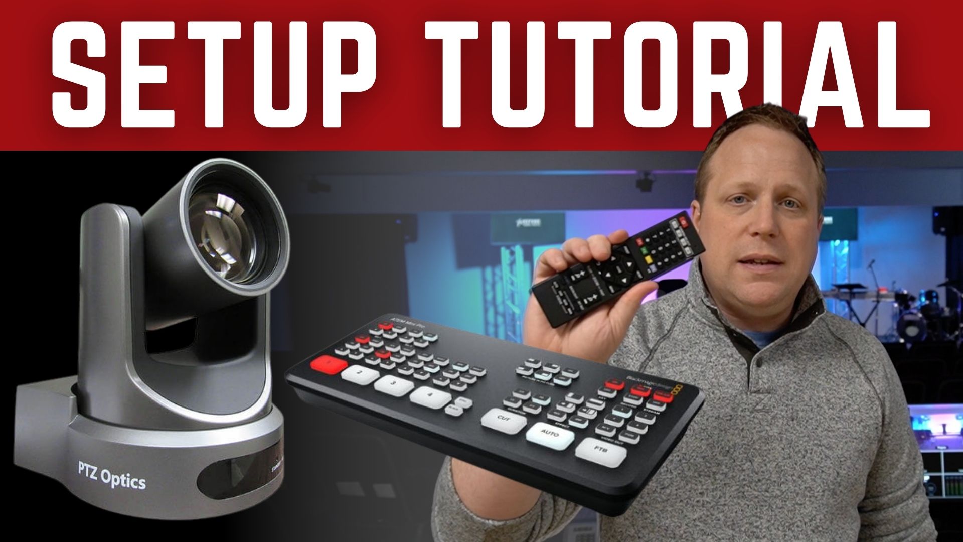 How To Set Up the ATEM Mini Pro PTZ Live Streaming Kit Tutorial ...