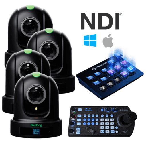 Move-SE 4-Camera PTZ Streaming Kit | ATEM Mini Extreme - Church Live ...