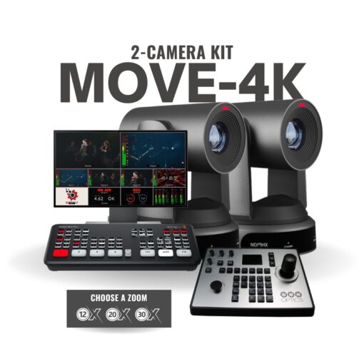 Move-4K 2-Camera PTZ Live Streaming Kit | ATEM Mini Pro - Church Live ...