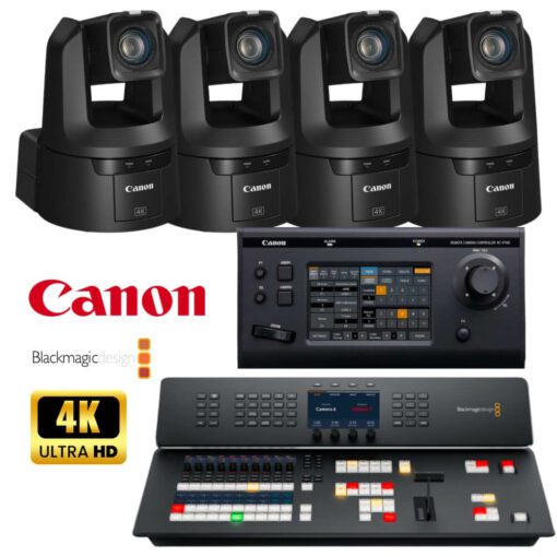 Canon CR-N500 NDI|HX 15x PTZ Camera - Church Live Streaming Equipment ...