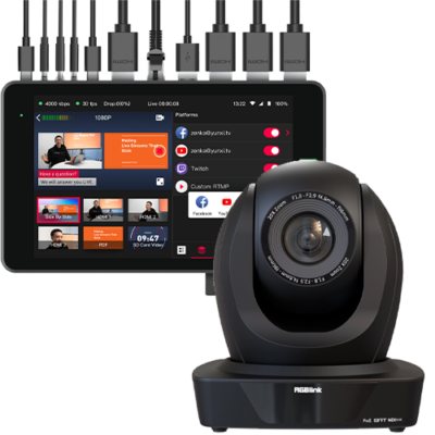 YoloLiv YoloBox Pro and RGBlink VUE 20x PTZ Camera Bundle - Church Live ...