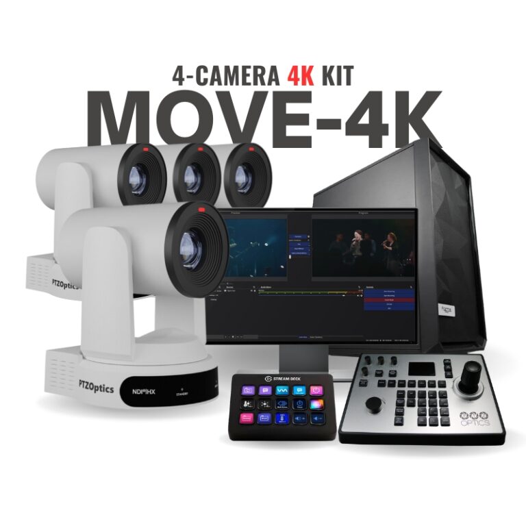 Move -4K 4-Camera PTZ 4K Streaming Kit | 4K Multicam PC - Church Live ...